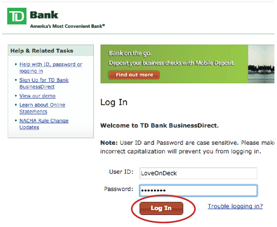 TD Bank Statement Download Instructions - Big Think Capital